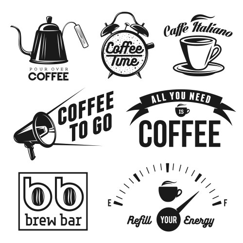 Coffee Quotes Vector Images (over 11,000)