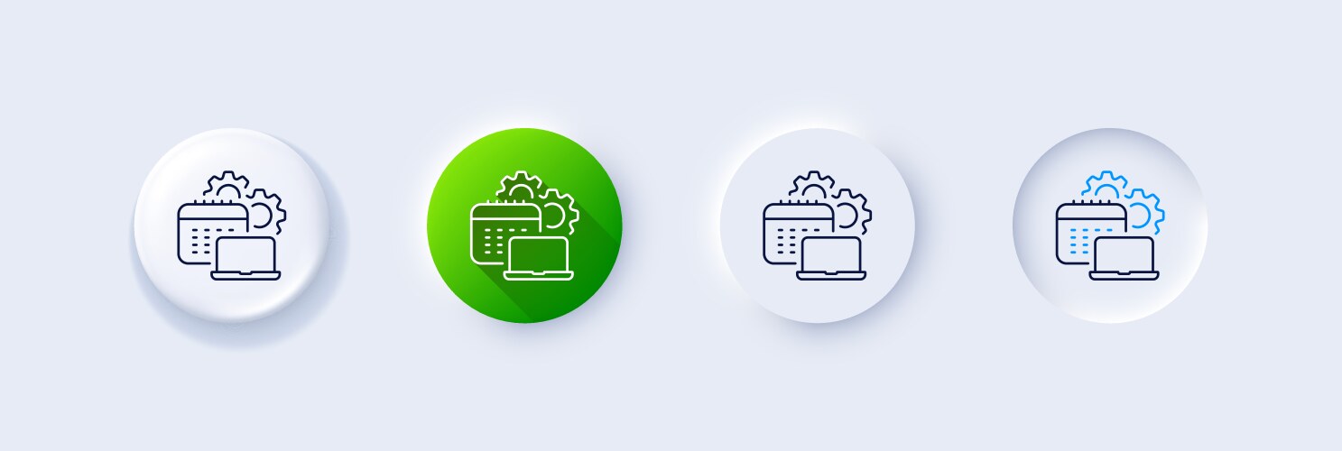 Software line icon code deployment sign Royalty Free Vector Software line icon code deployment sign Royalty Free Vector
