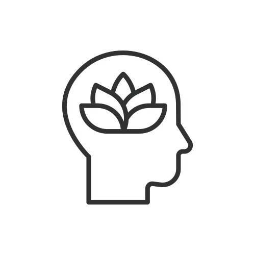 Wellness in line design health Royalty Free Vector Image