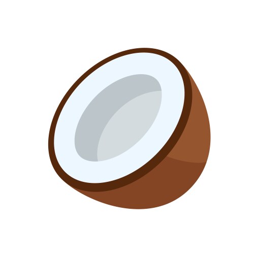 Coconut icon Royalty Free Vector Image - VectorStock