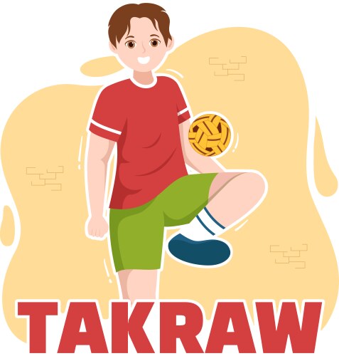 Sepak takraw Vector Images & Graphics for Commercial Use | VectorStock