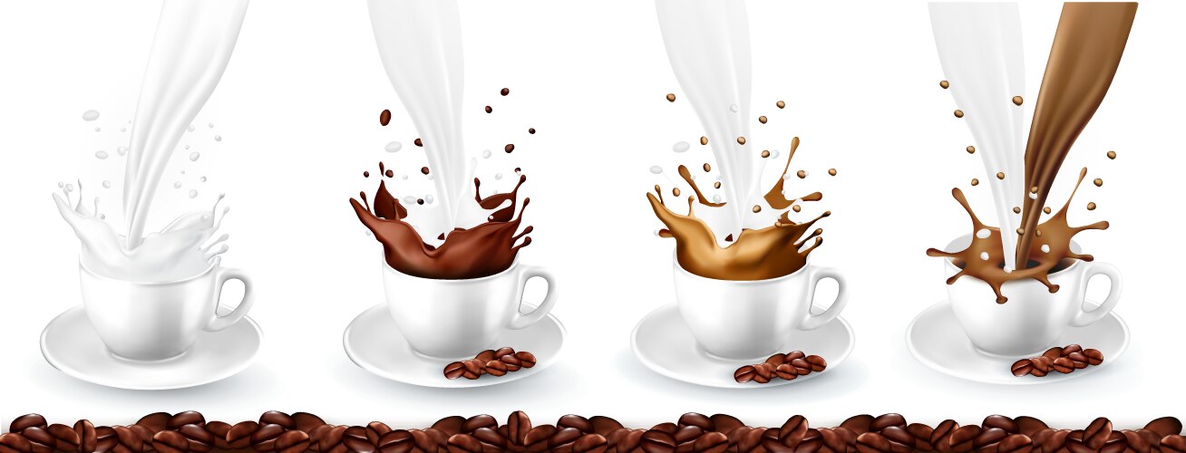 Coffee Splash Vector Images (over 5,600)