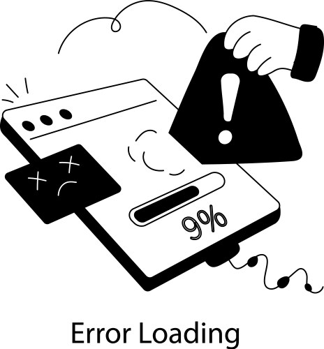 Error loading Royalty Free Vector Image - VectorStock
