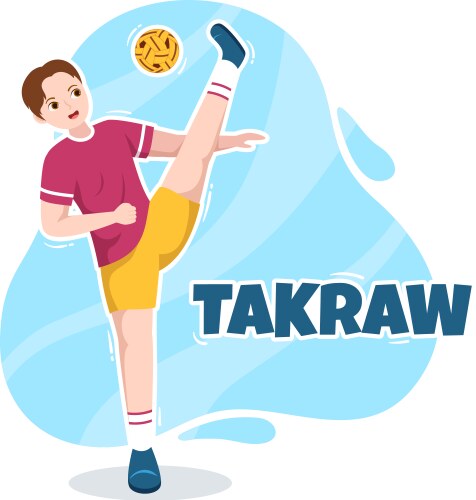 Sepak takraw Vector Images & Graphics for Commercial Use | VectorStock