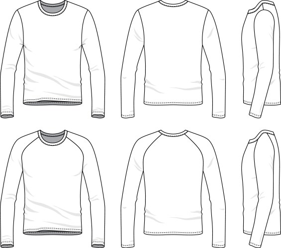 Clothing apparel templates Royalty Free Vector Image