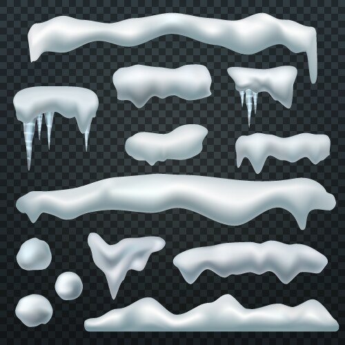 Snow Dripping Vector Images (over 850)