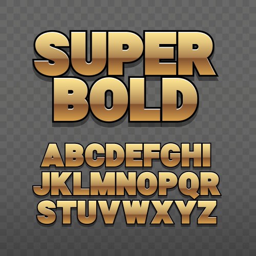Golden font type letter s Royalty Free Vector Image