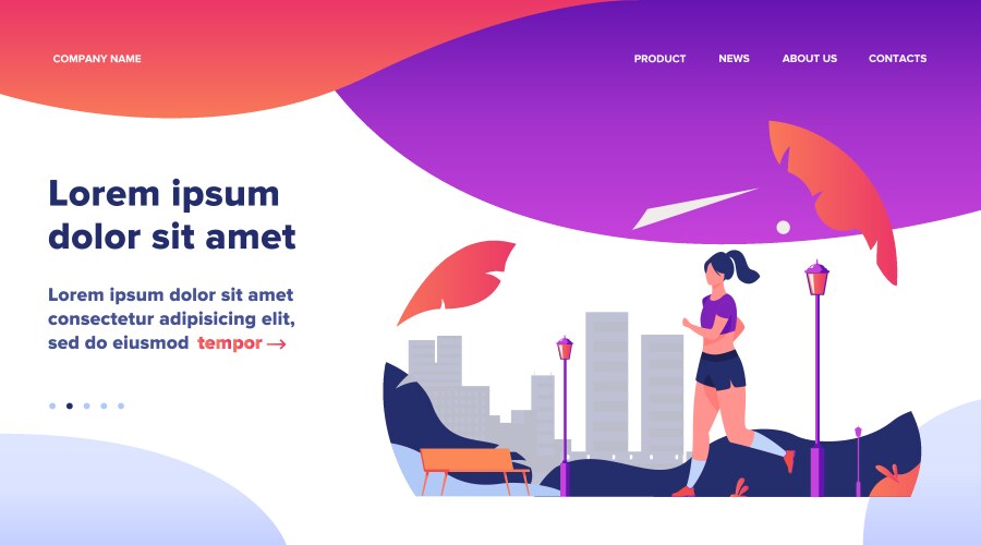 Training seminars concept flat Royalty Free Vector Image