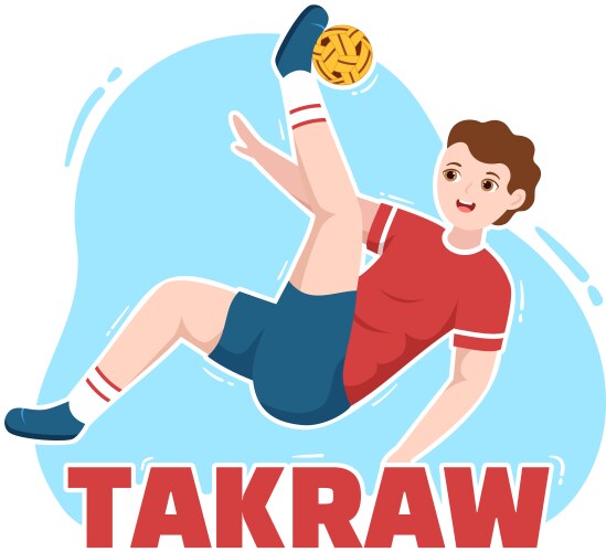Sepak takraw Vector Images & Graphics for Commercial Use | VectorStock