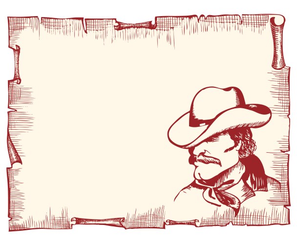 Rodeo cowboy texas longhorn bull Royalty Free Vector Image