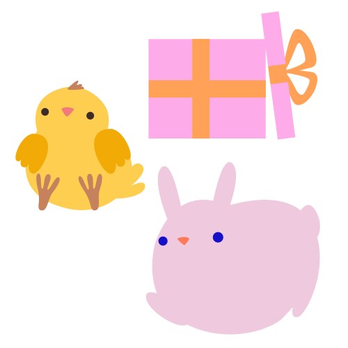 Cute easter Royalty Free Vector Image - VectorStock