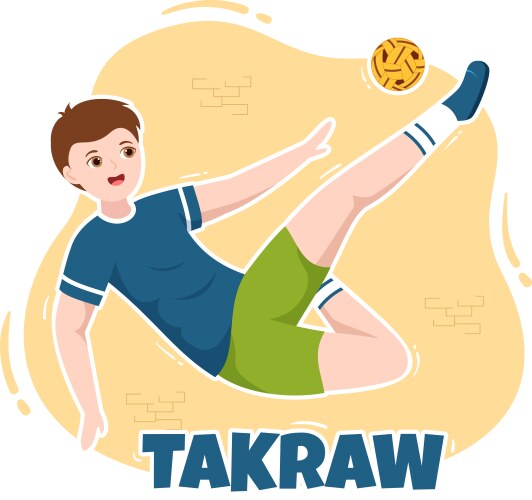 Sepak takraw Vector Images & Graphics for Commercial Use | VectorStock