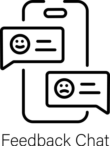 No feedback Royalty Free Vector Image - VectorStock