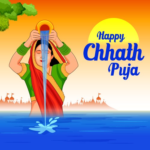Chhath Puja Vector Images (over 350)