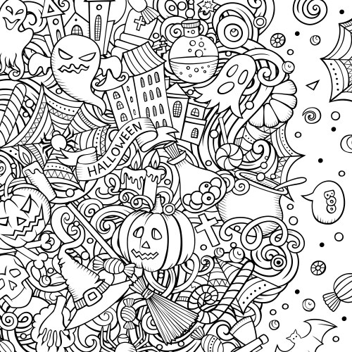 Halloween Page Border Vector Images (over 240)