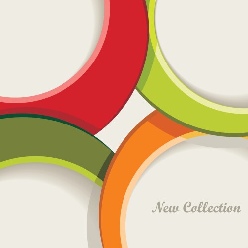 Green and red background design a flyer brochure Vector Image