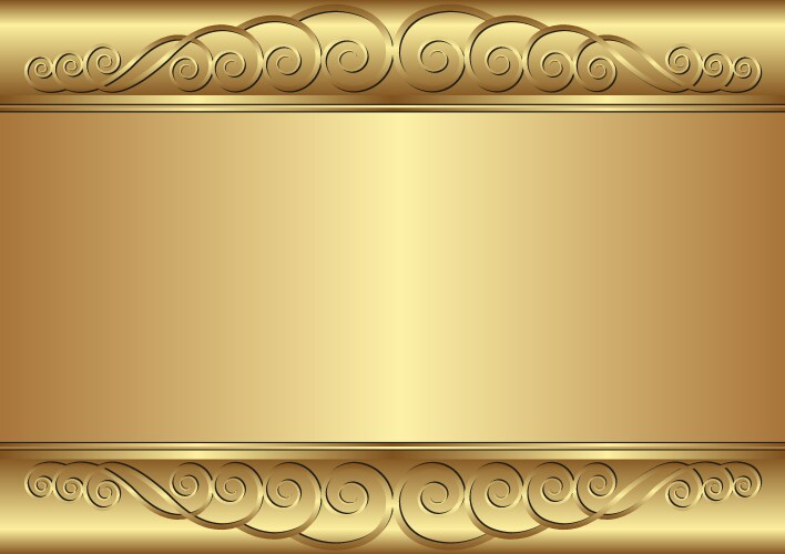 Golden background Royalty Free Vector Image - VectorStock