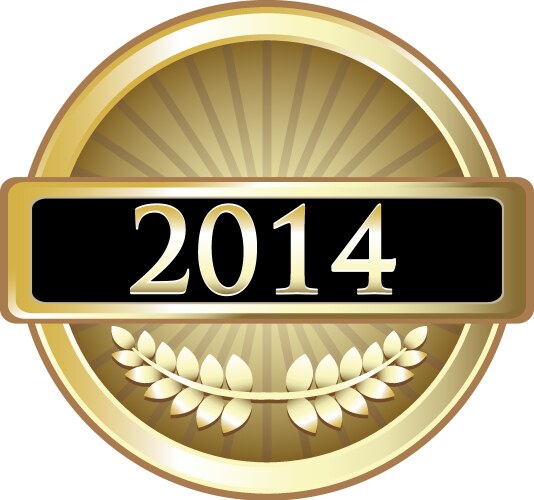 Classic gold label Royalty Free Vector Image - VectorStock