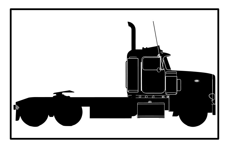Car hauler semi truck Royalty Free Vector Image