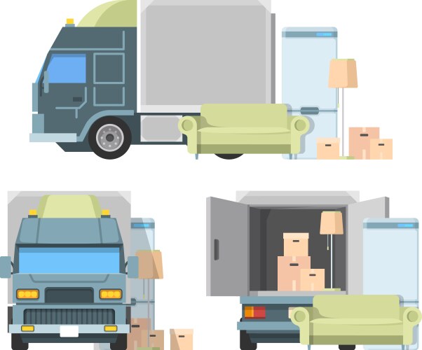 Loading Truck Vector Images (over 20,000)