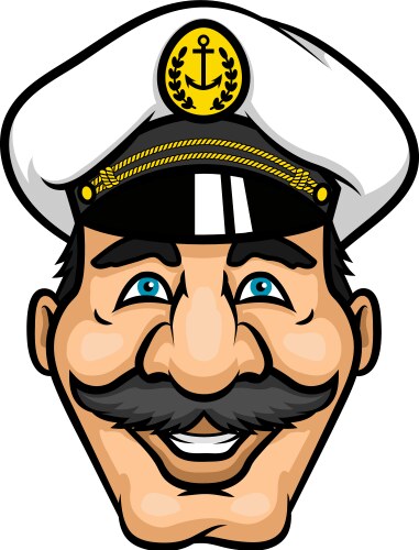 Captain cap Royalty Free Vector Image - VectorStock