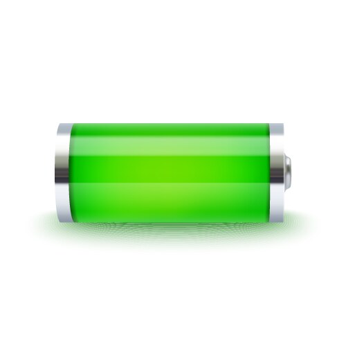Full battery indicator Royalty Free Vector Image