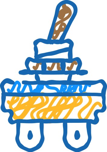 Limit switch icon doodle Royalty Free Vector Image