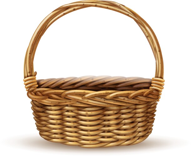 Basket Royalty Free Vector Image - VectorStock