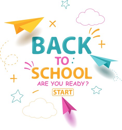 Colorful school notebook background with paper Vector Image