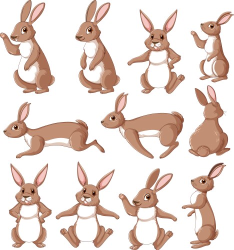 Cute Cartoon Rabbit Vector Images (over 92,000)