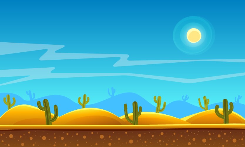 Cartoon Desert Background Vector Images (over 20,000)