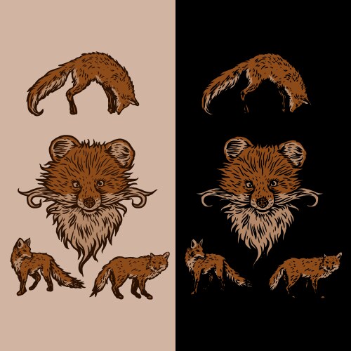 Fox Tattoo Vector Images (over 5,900)