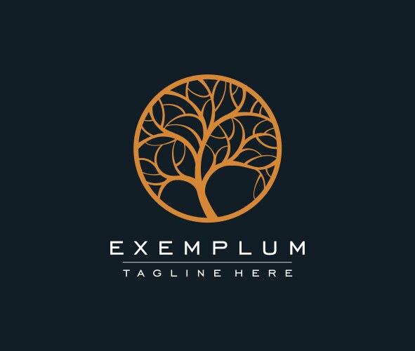 Tree logos Royalty Free Vector Image - VectorStock