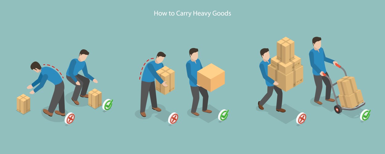 Manual Handling of Loads Vector Images (over 450)