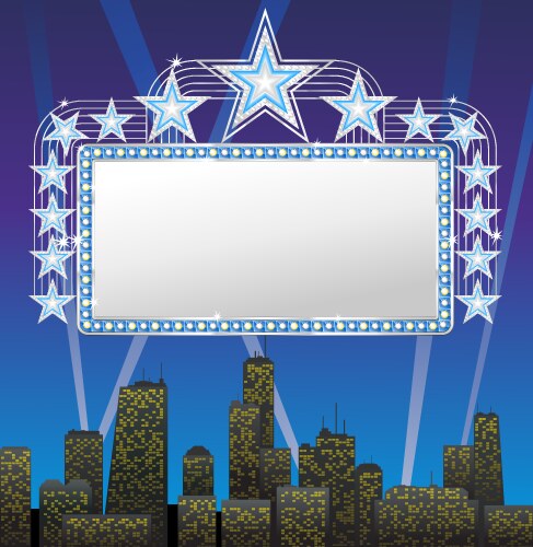 Marquee star Royalty Free Vector Image - VectorStock