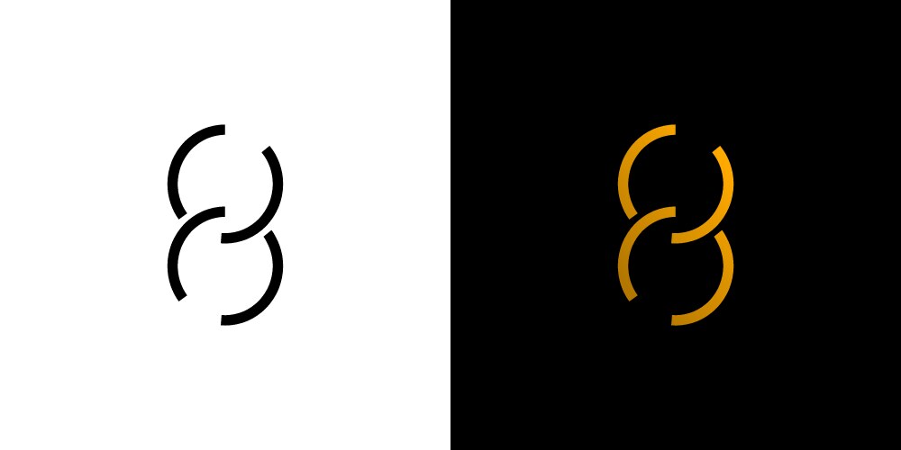 Modern and unique number 96 logo design Royalty Free Vector Modern and unique number 96 logo design Royalty Free Vector