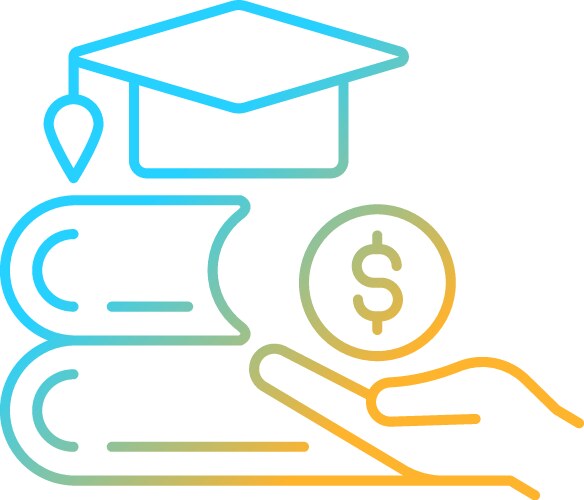 Tuition cost Royalty Free Vector Image - VectorStock