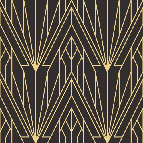 Abstract art deco seamless pattern 03 Royalty Free Vector