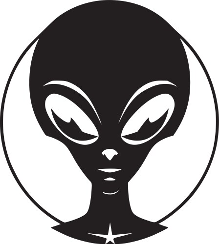 Alien Silhouette Vector Images (over 8,500)