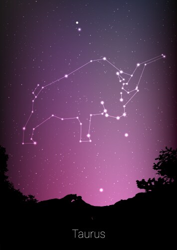 Aries zodiac constellations sign Royalty Free Vector Image