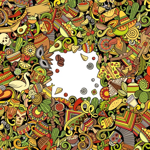 Latin america cartoon Royalty Free Vector Image