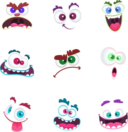 Cartoon Faces Funny Vector Images (over 380,000)