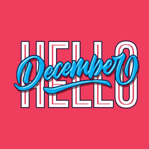 Hello December Vector Images (over 2,600)