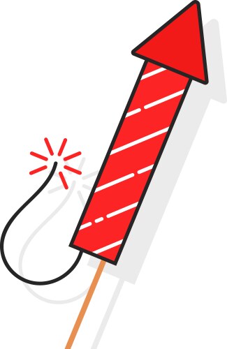 Firework Crackers Outline Vector Images (over 540)