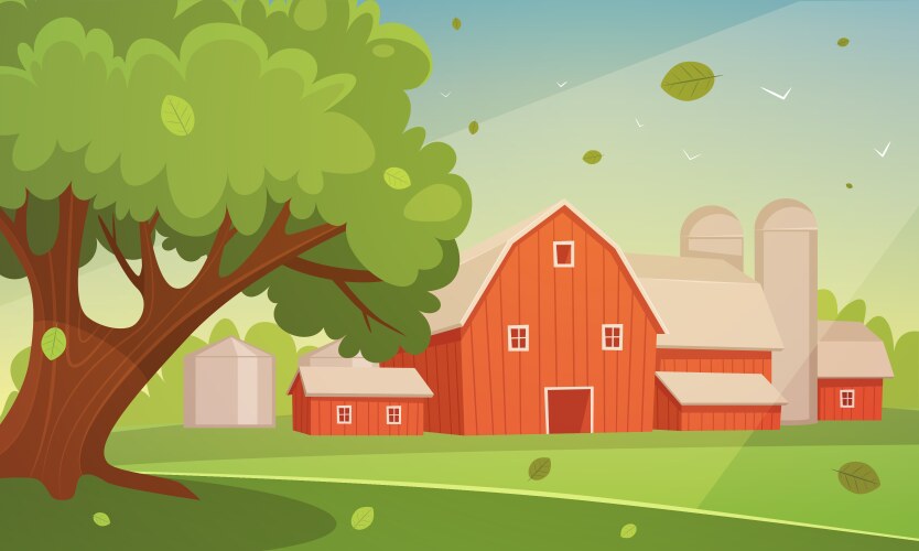 Cartoon Farm Background Vector Images (over 100,000)