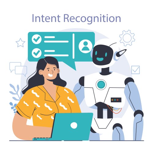 Chat bot ai-powered customer service online Vector Image