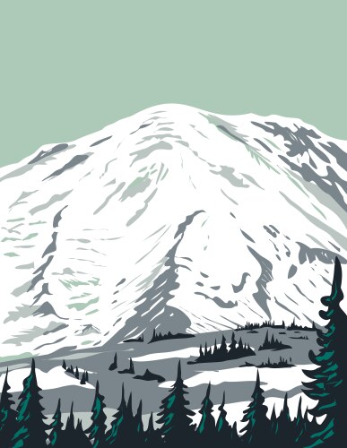 Mount Rainier Vector Images (78)