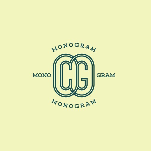 Cg Monogram Logo Vector Images (over 2,300)