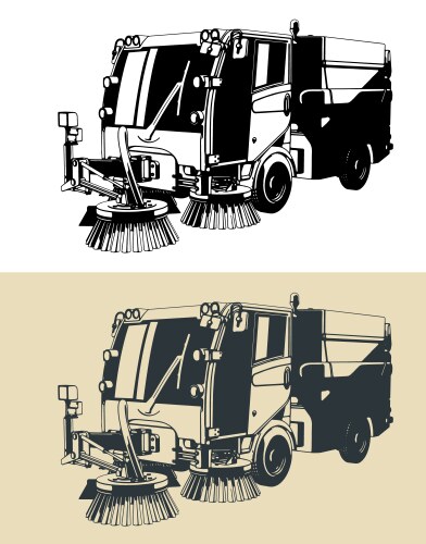 Street Sweeper Vector Images (over 730)