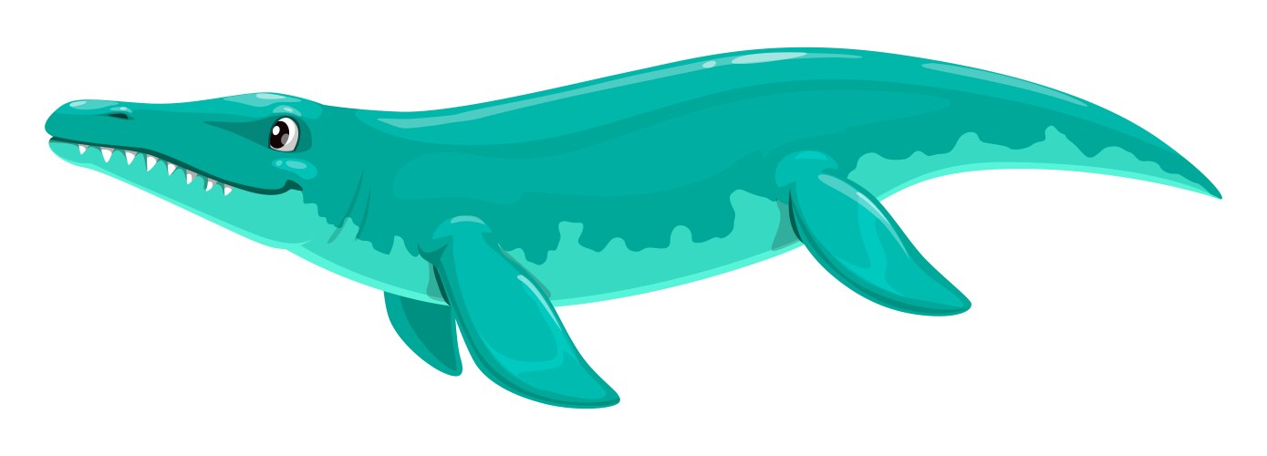 Mosasaurus cartoon Royalty Free Vector Image - VectorStock